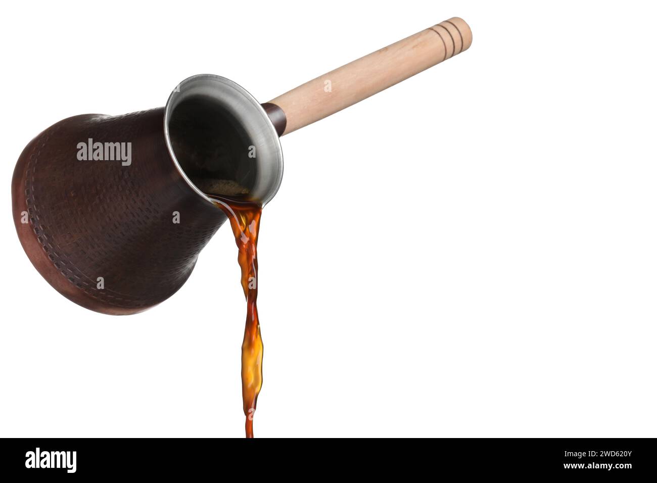 Pouring coffee from turk white hi-res stock photography and images - Alamy