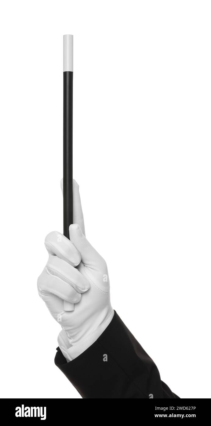 Magician hand conjure wand hi-res stock photography and images - Alamy