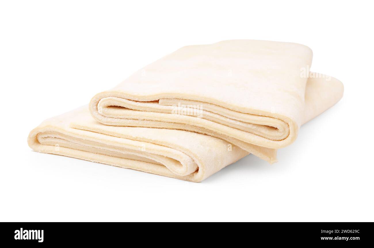 Preparing puff pastry Cut Out Stock Images & Pictures - Alamy