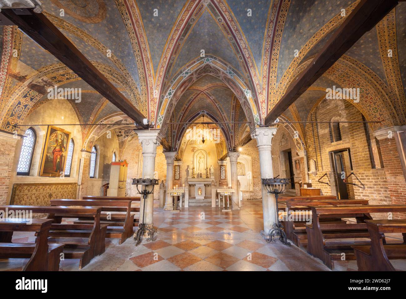 TREVISO, ITALY - NOVEMBER 8, 2023: The church Chiesa di San VIto e ...