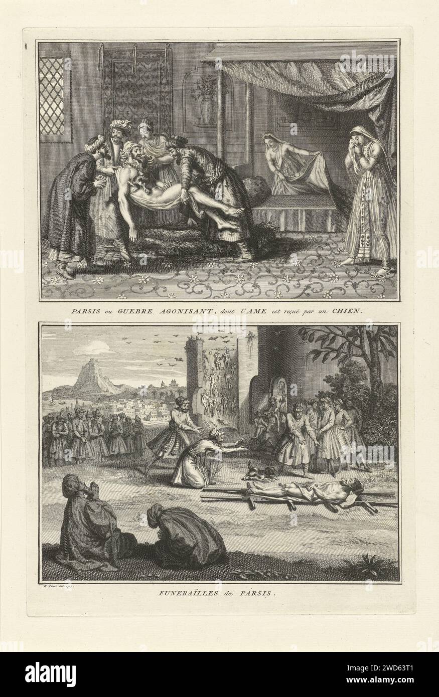 Persian funeral rituals, Bernard Picart (workshop or), After Bernard ...