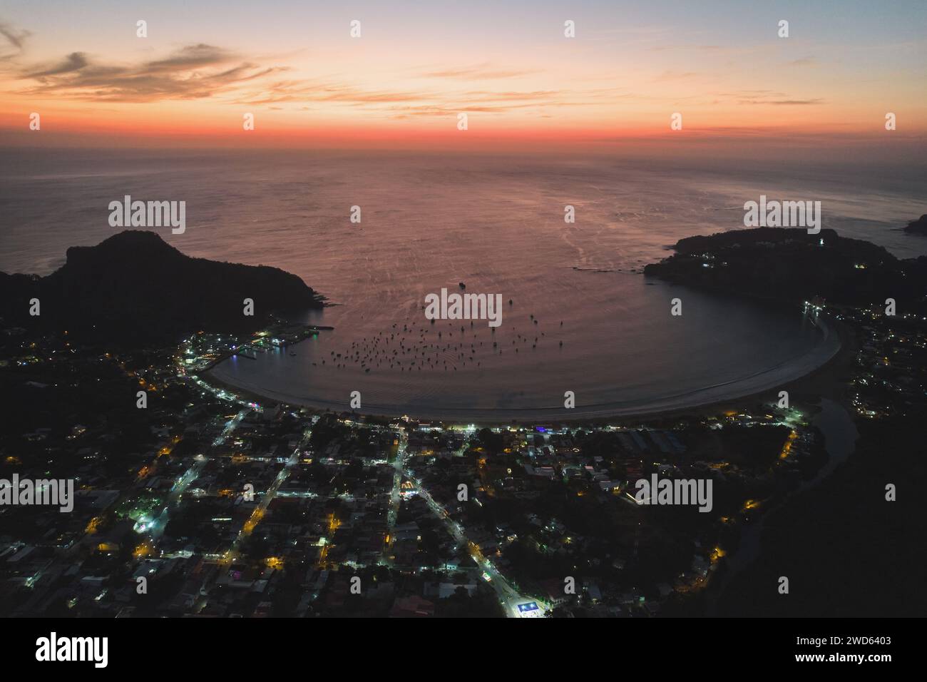 Aerial drone panorama tranquil coast hi-res stock photography and ...