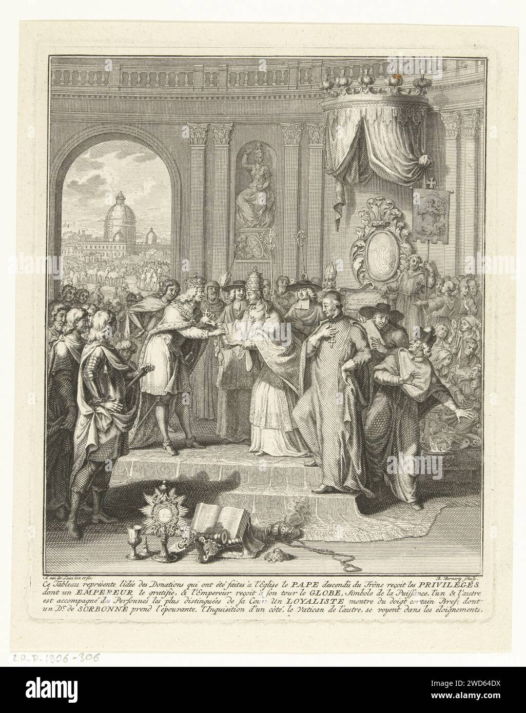 The Pope and the Emperor exchange privileges, Balthasar Bernards, After ...