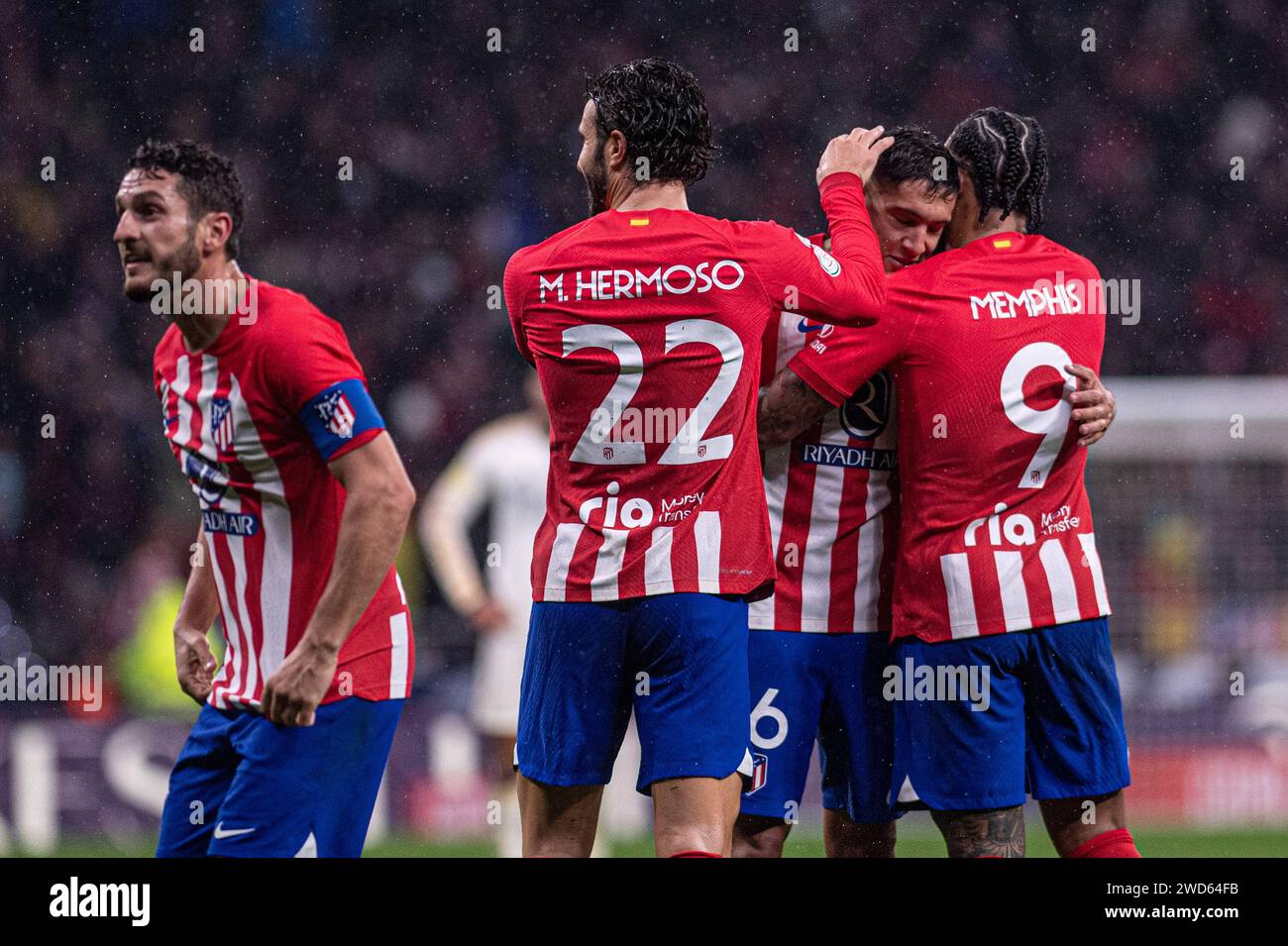 18th January 2024; Metropolitano Stadium, Madrid, Spain, Spanish Copa ...