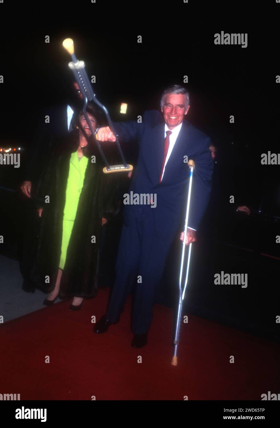 Beverly Hills, California, USA 3rd December 1996 Actor Charlton Heston ...