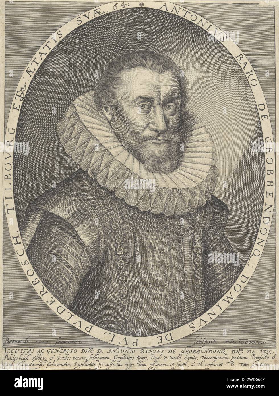 Portrait of Anthonie Skets, Baron van Grobbendonck, Barend van Someren ...