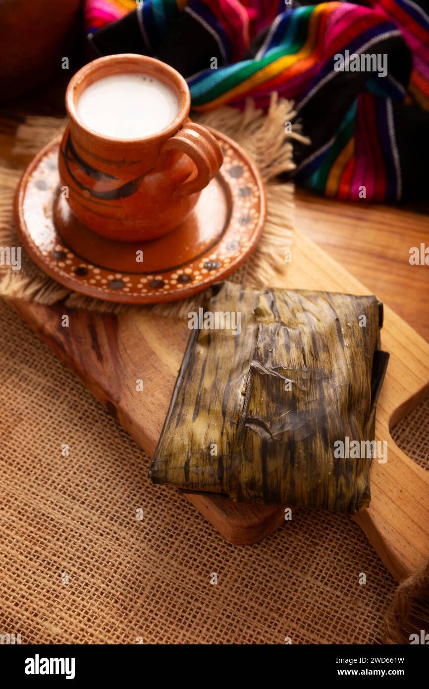 Oaxacan Tamales. Prehispanic dish typical of Mexico and some Latin ...