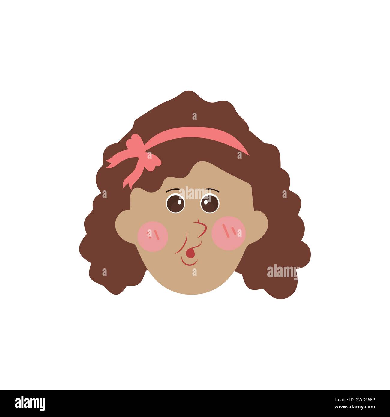 Funny facial expression child Stock Vector Images - Alamy