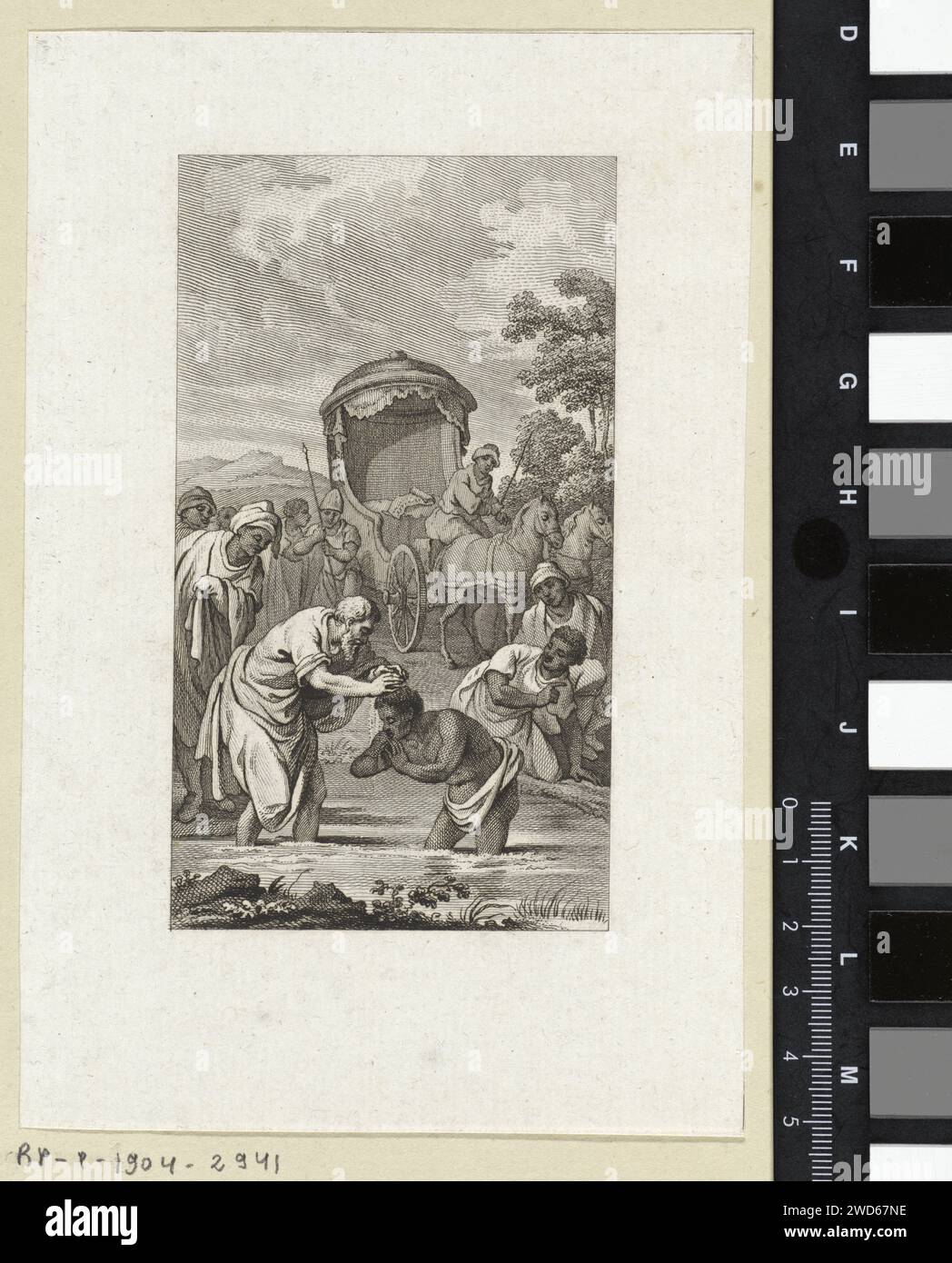 Baptism of the Eunuch by the Apostle Filippus, Reinier Vinkeles (I ...