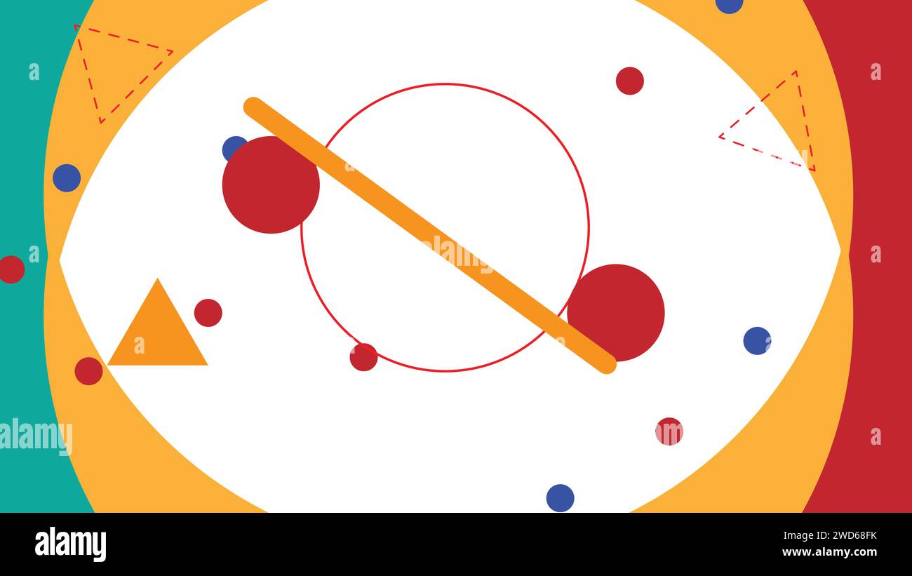 Abstract pop art background with wave patterns and twisting dots ...