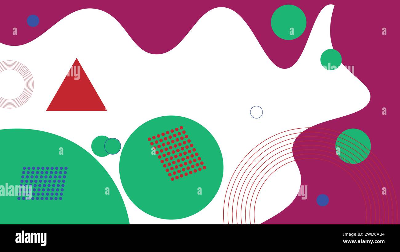 Abstract pop art background with wave patterns and twisting dots ...