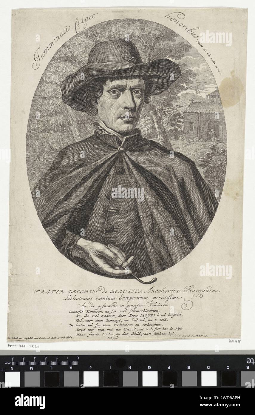 Portret van brother Jaques de Beaulieu, Anonymous, After Juriaen Pool ...