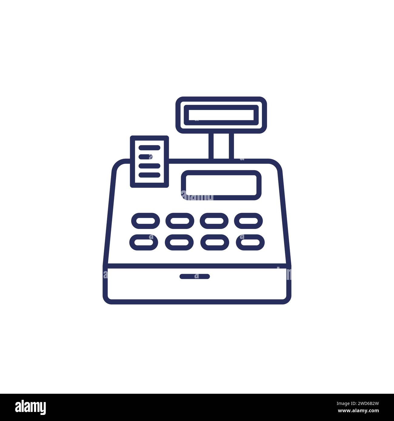 Till receipt Stock Vector Images - Alamy