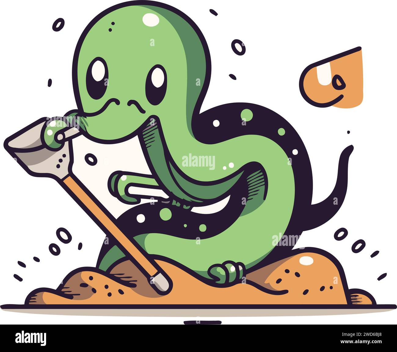 Snake slithering into hole hi-res stock photography and images - Alamy
