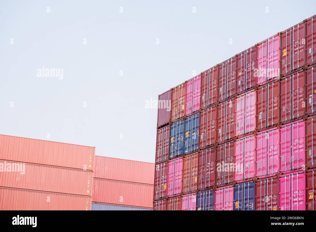 Container stacks in ships hi-res stock photography and images - Alamy