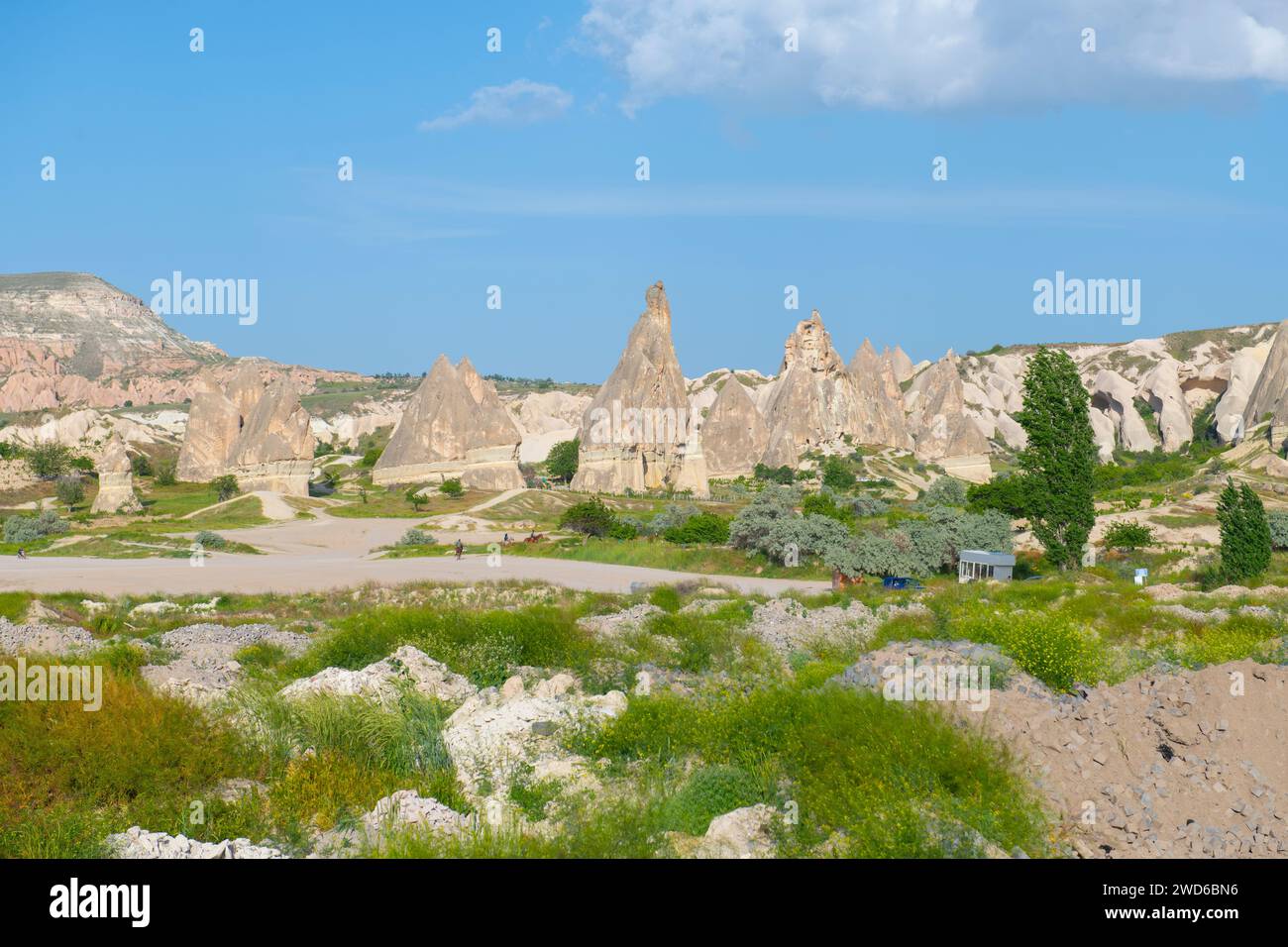 Fairy chimneys in Goreme Historic National Park in Cappadocia, Central ...