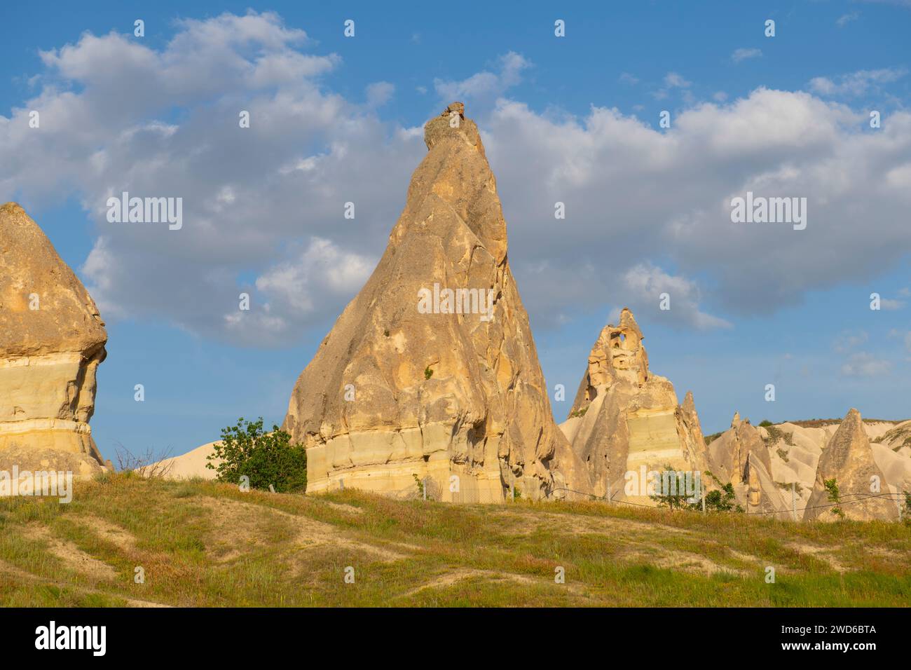 Fairy chimneys in Goreme Historic National Park in Cappadocia, Central ...