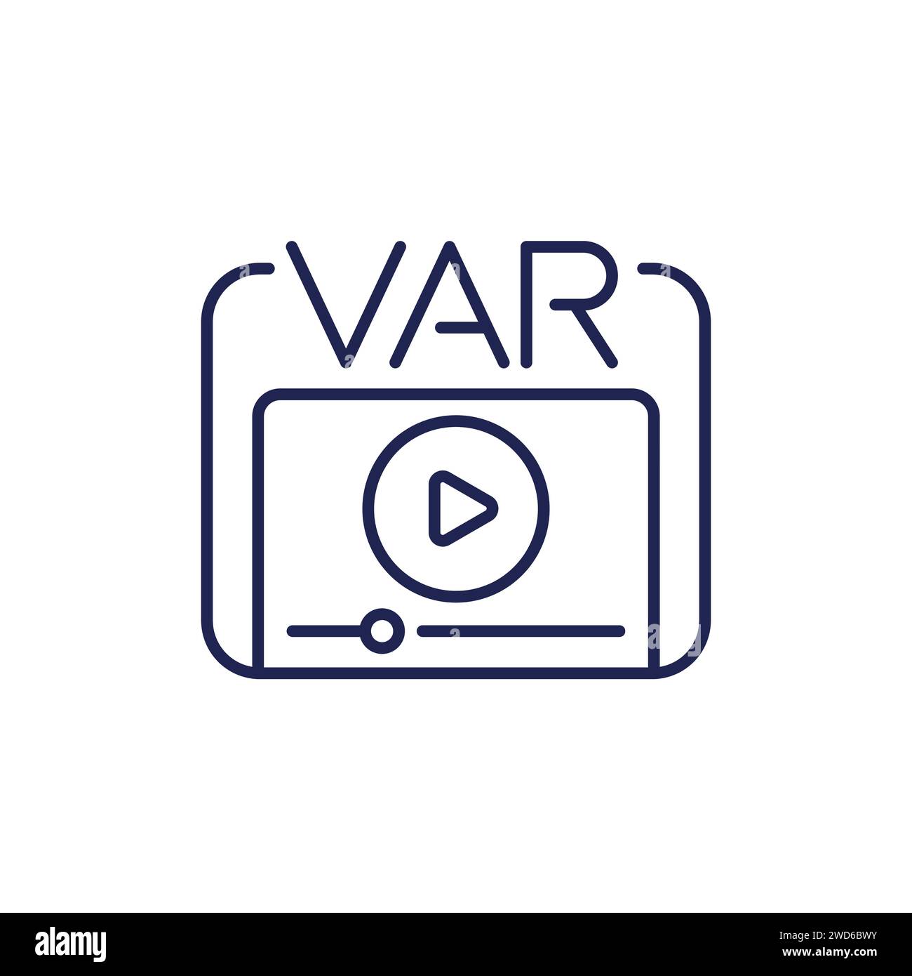 Video assistant referee Cut Out Stock Images & Pictures - Alamy