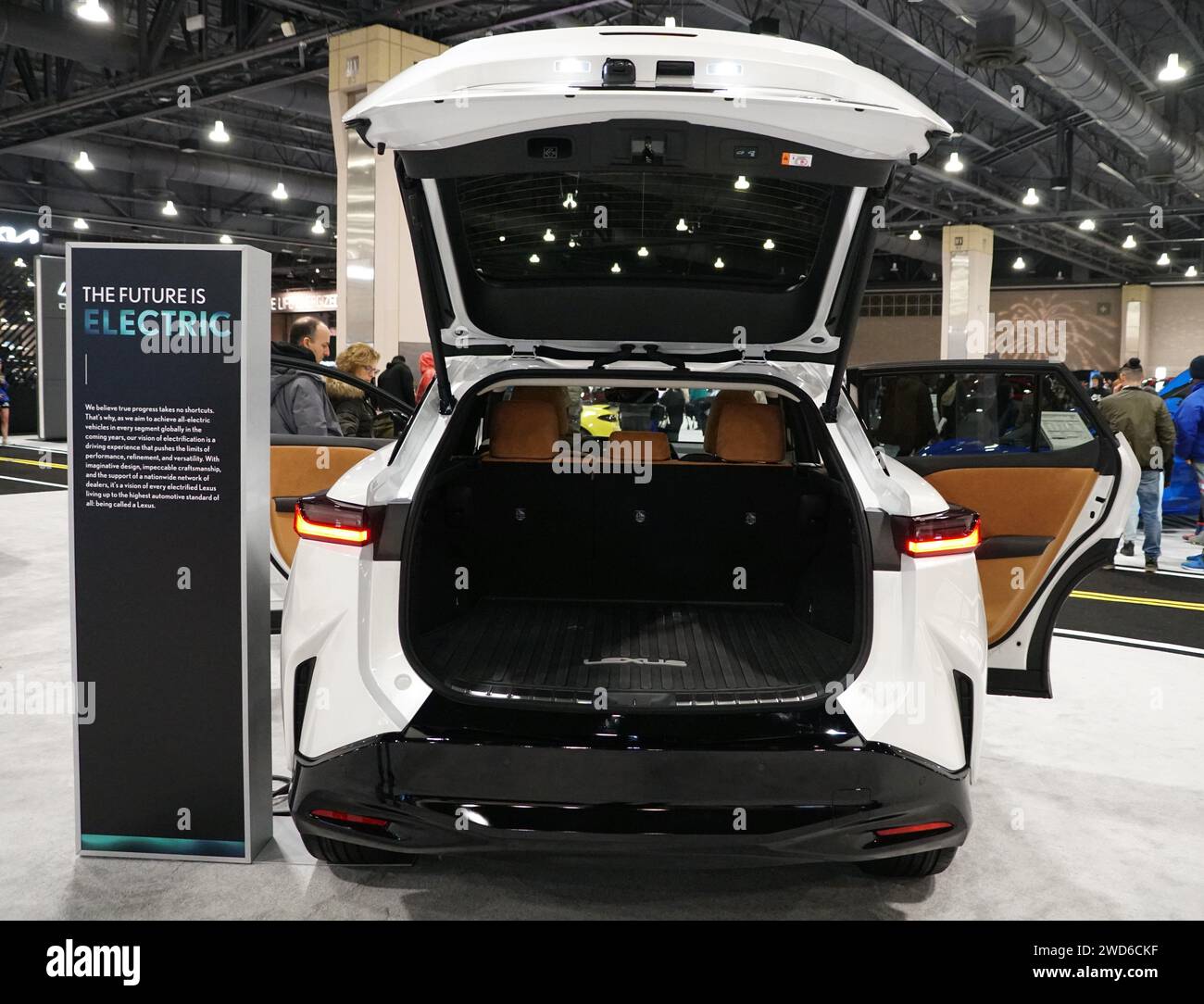 Philadelphia, Pennsylvania, U.S - January 14, 2024 - The trunk of the ...