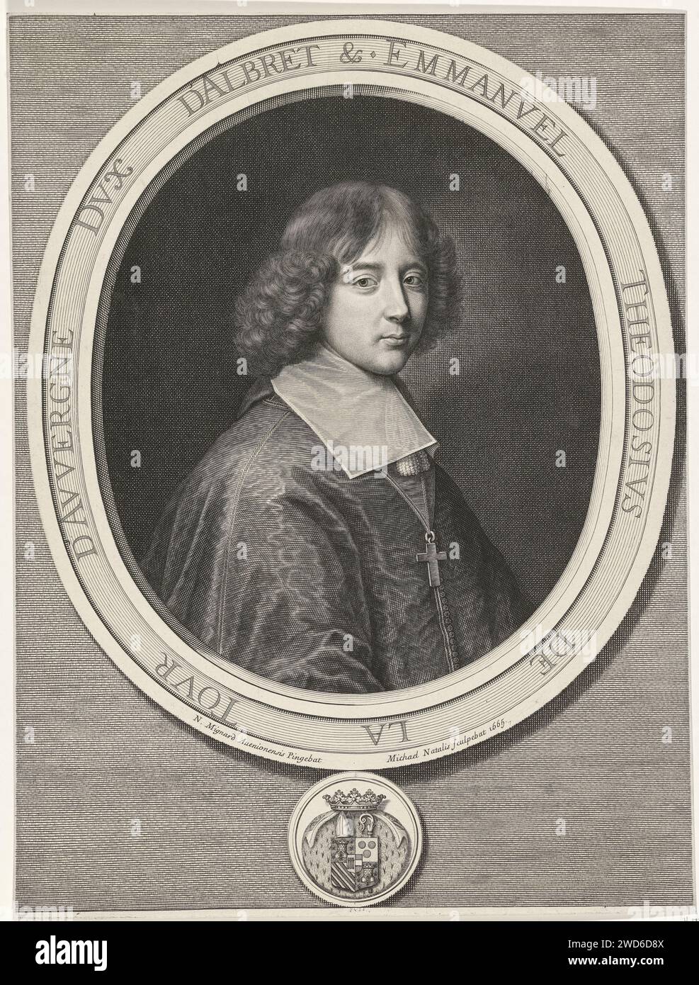 Emmanuel theodore de la tour dauvergne cardinal hi-res stock ...