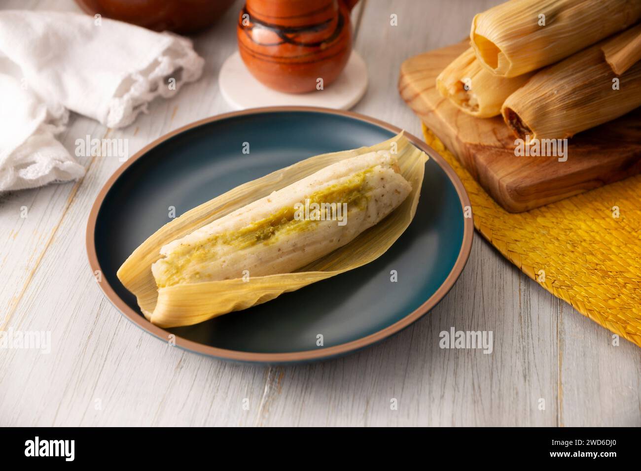 Tamales. hispanic dish typical of Mexico and some Latin American ...
