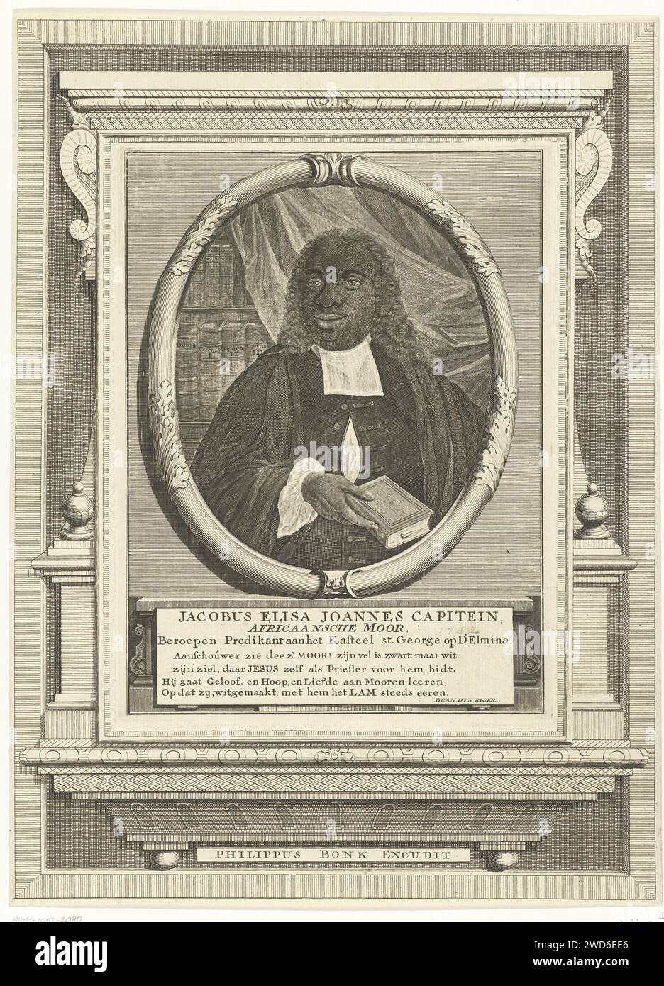 Portrait of pastor Jacobus Elisa Johannes Capitein, François van ...