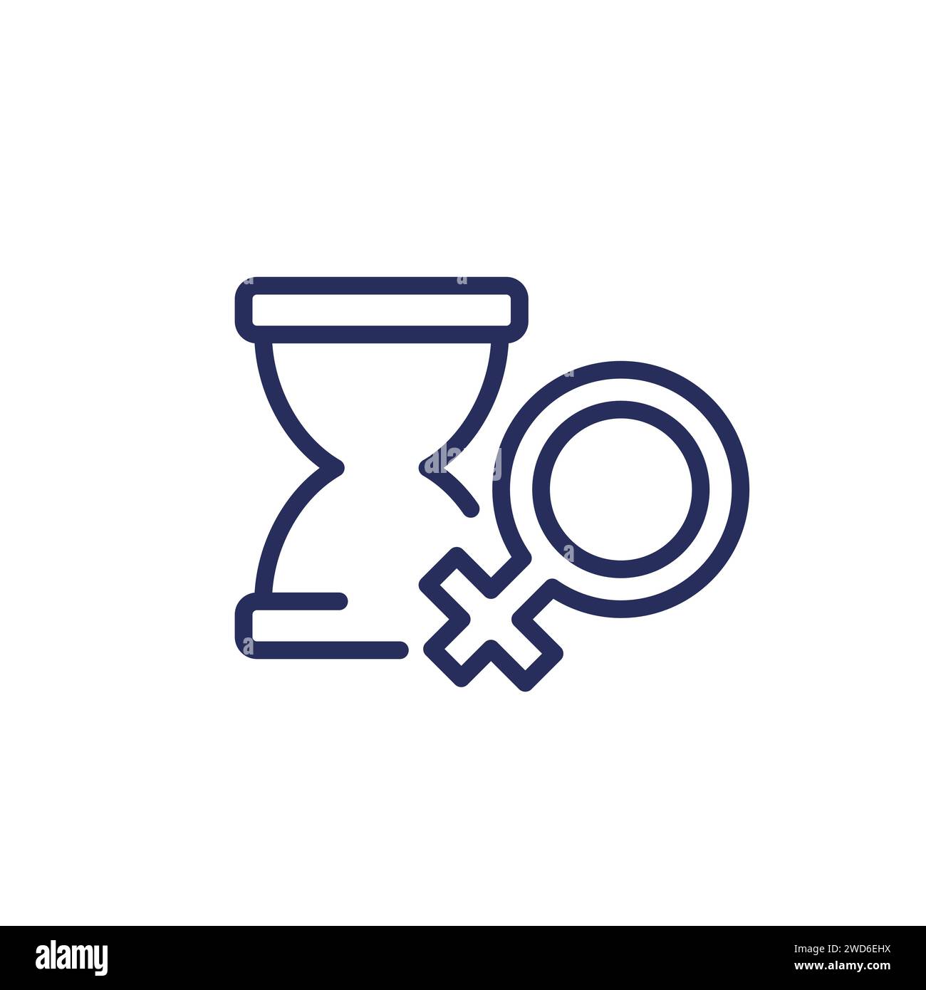 Menopause female gender symbol hi-res stock photography and images - Alamy