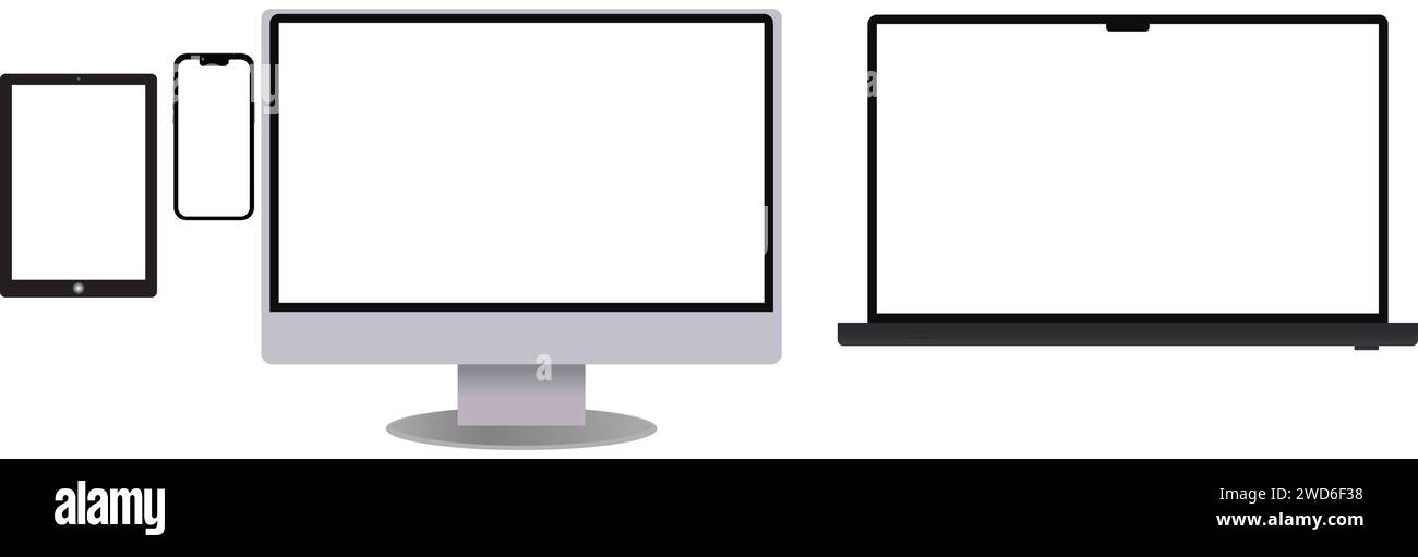 Dell tablet Stock Vector Images - Alamy