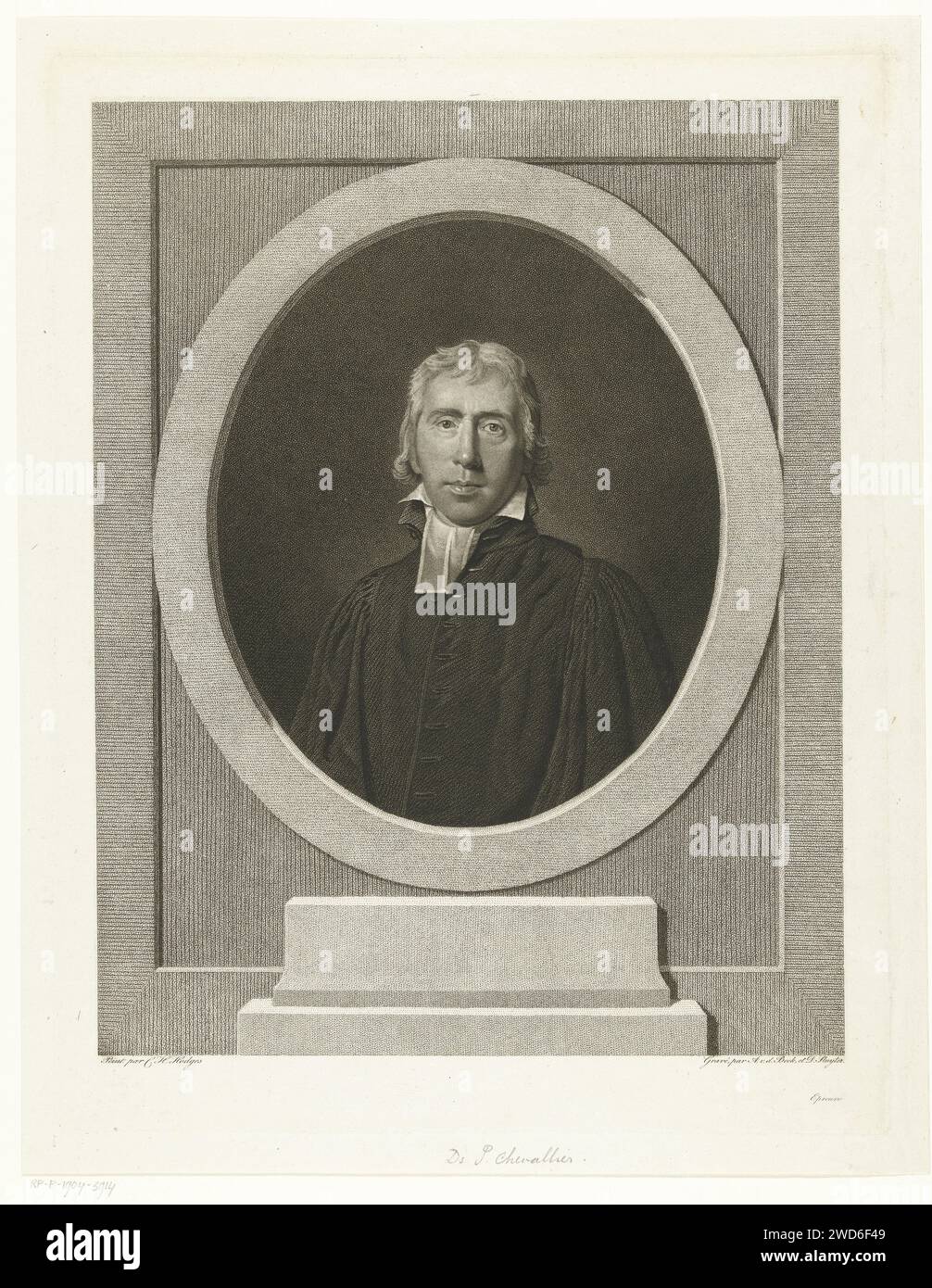 Portrait of Walloon Pierre Chevalier, Antonie van der Beek, After ...