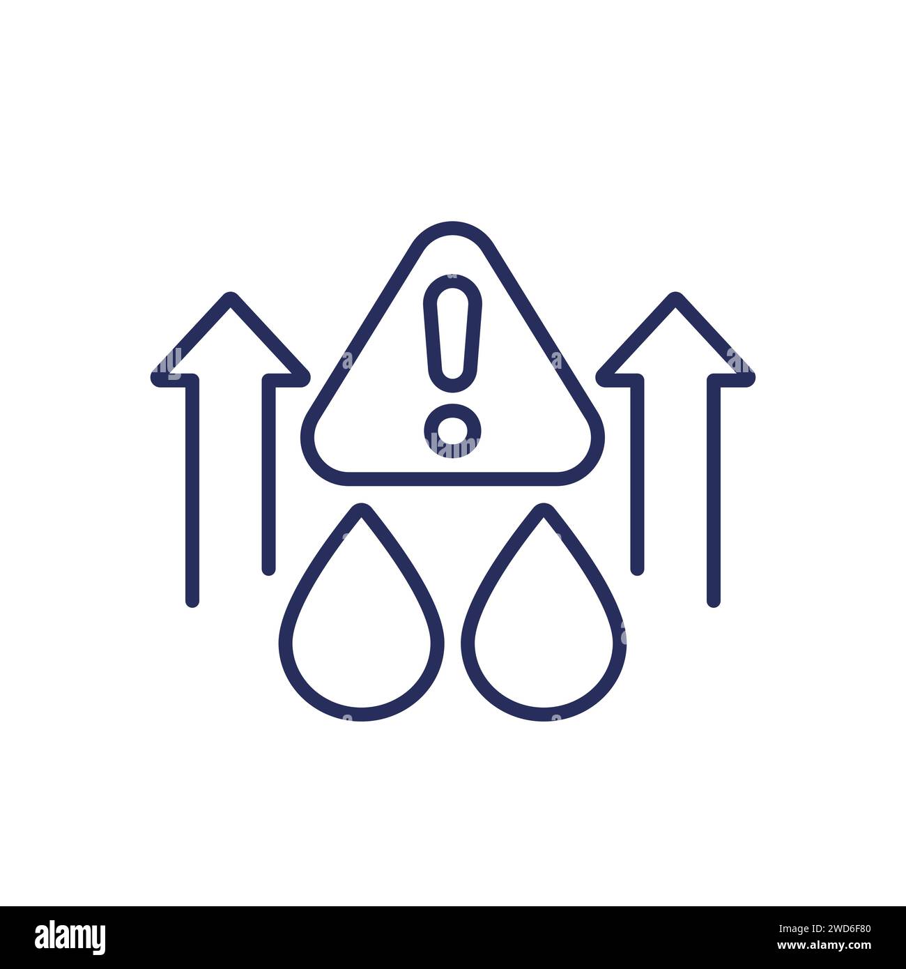 high cholesterol level icon, line vector Stock Vector Image & Art - Alamy