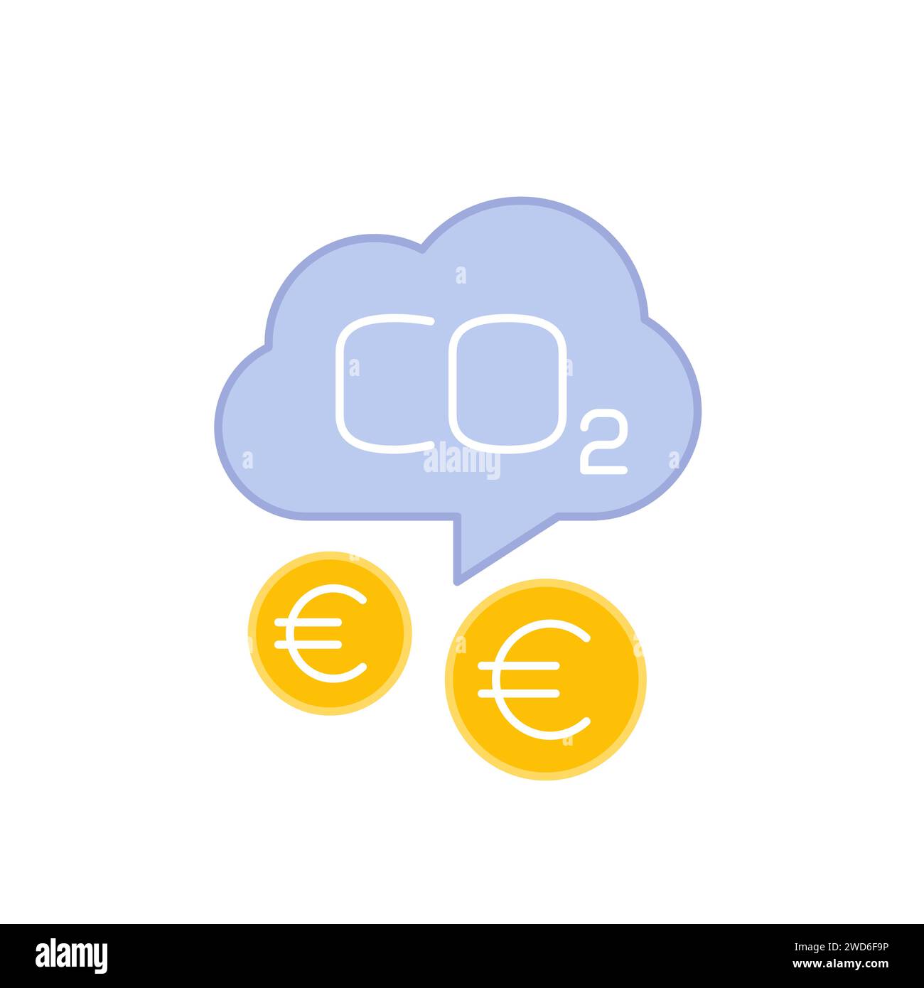 Co2 tax euro Stock Vector Images - Alamy