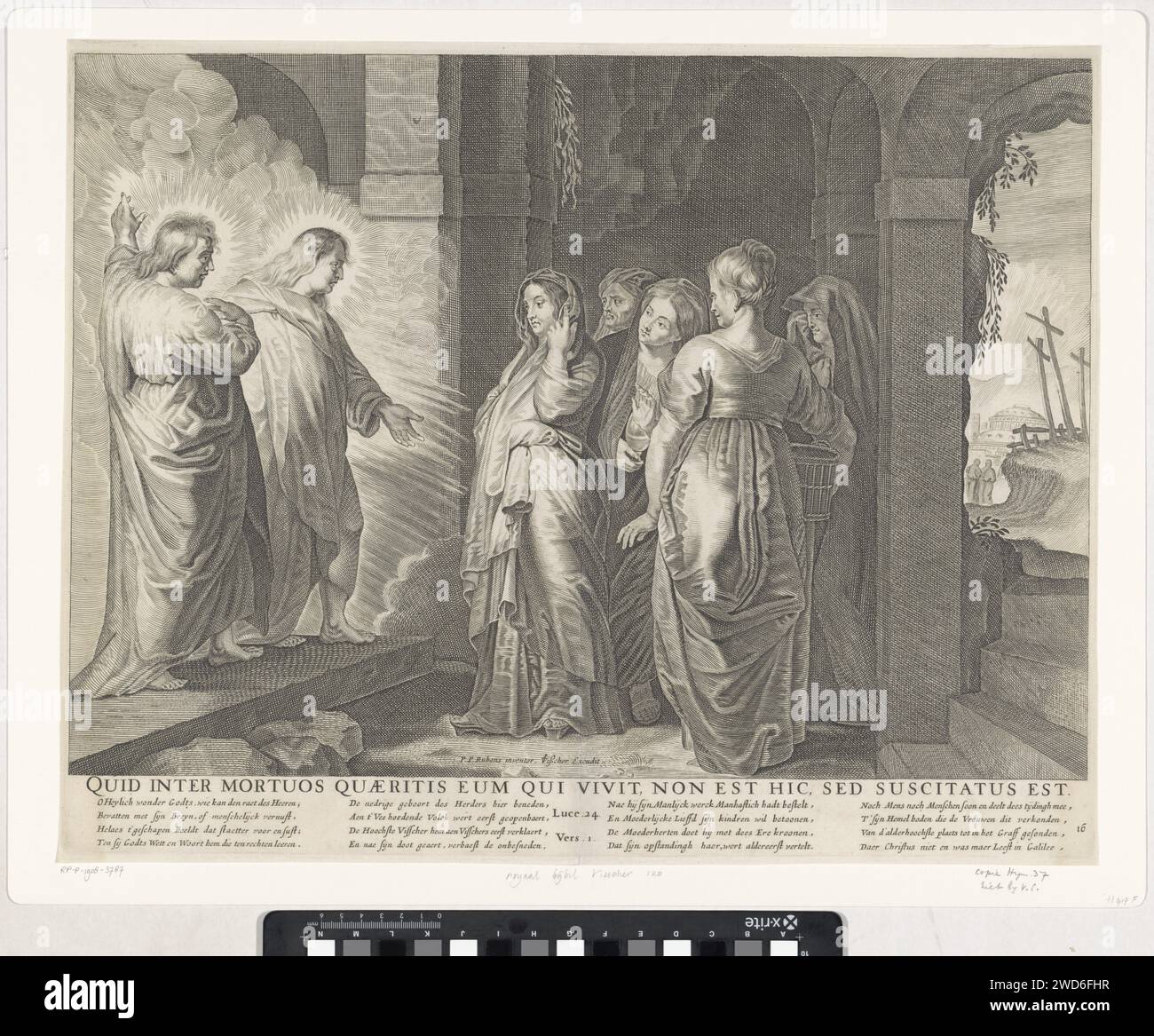 Women at the empty grave, Anonymous, After Lucas Vorsterman (I), After Peter Paul Rubens, 1630 ...