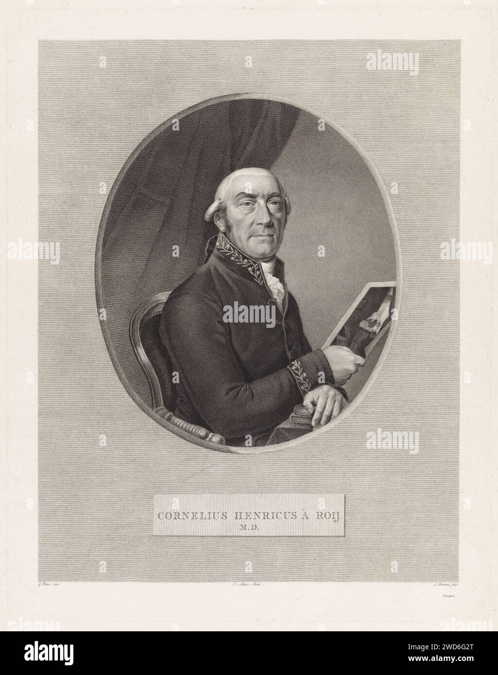 Portret Van Cornelius Henricus to Roy, Ludwig Ligelic Portman, After ...