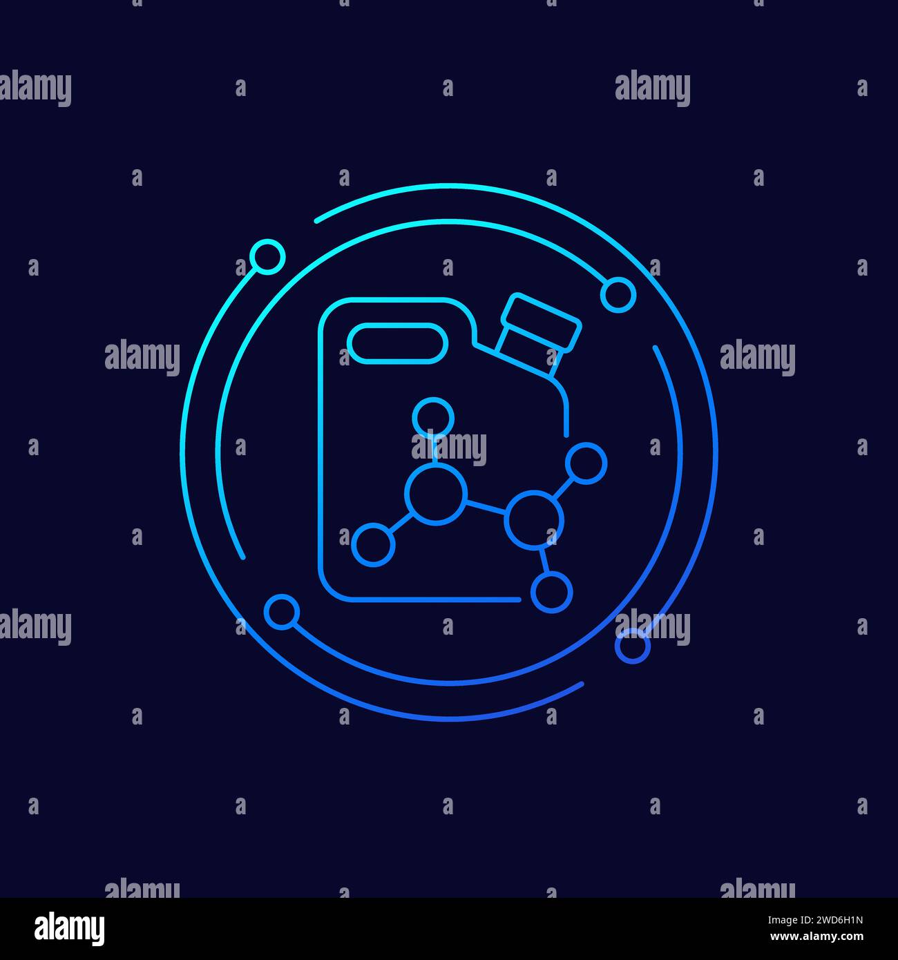 Icon artificial synthetic Stock Vector Images - Alamy