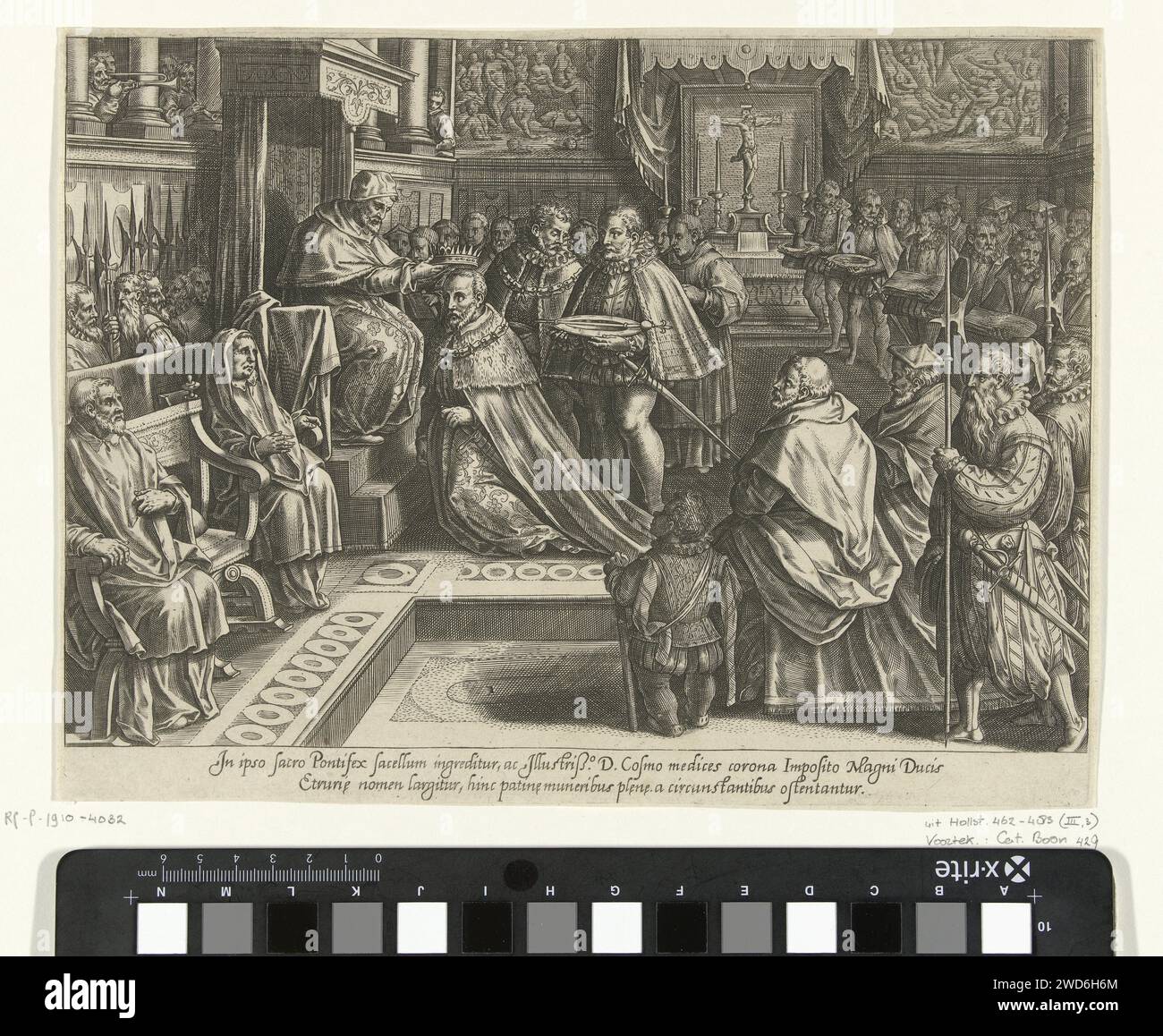 Cosimo de 'Medici in 1569, Philips Galle, After Jan van der Straet ...