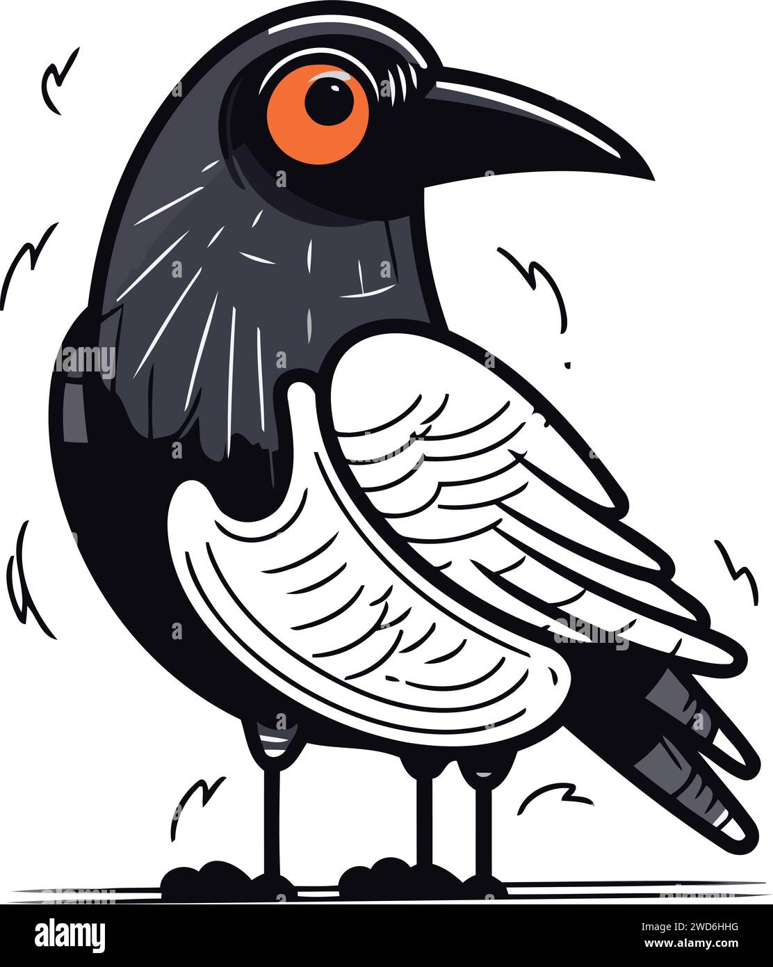 Crow eyes Stock Vector Images - Alamy