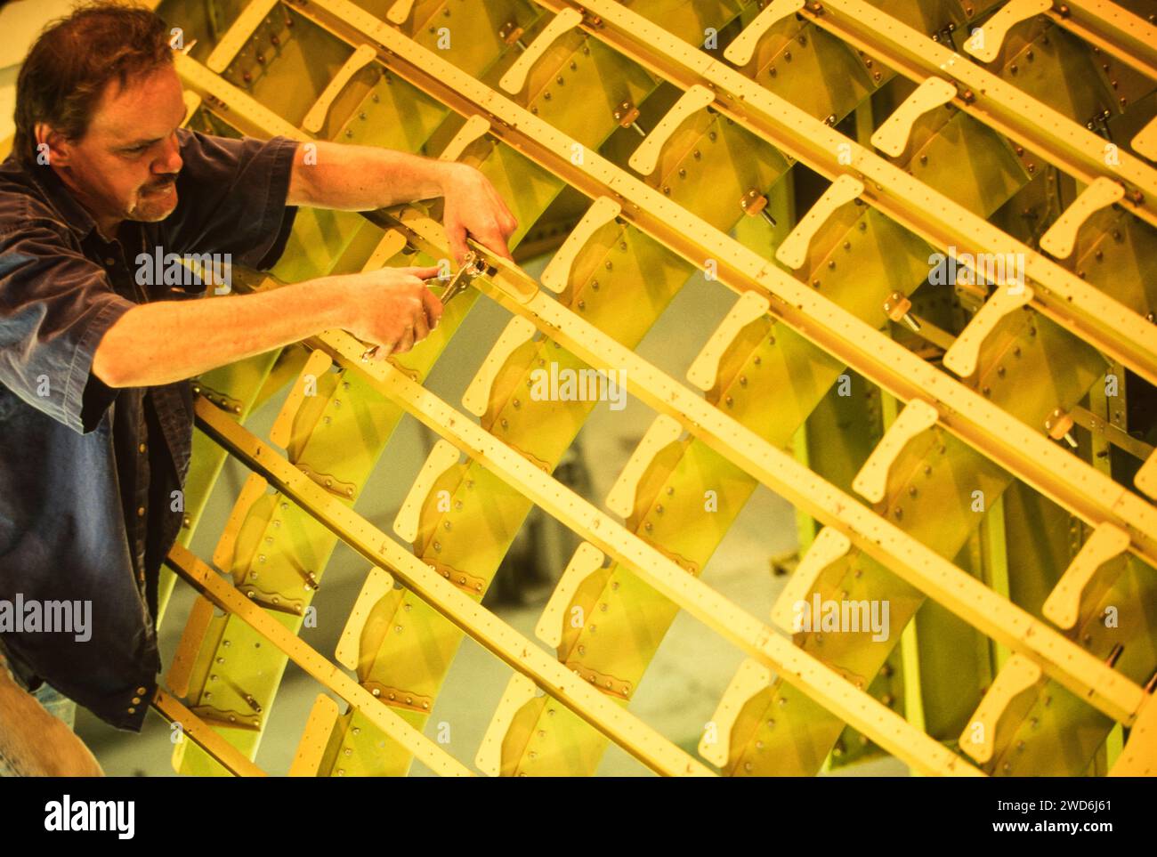 Boeing 737 Aircraft airframe assembly in Wichita, Kansas Stock Photo ...