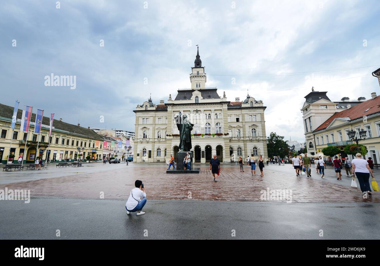 The City Hall in the old town in Novi Sad, Serbia Stock Photo - Alamy