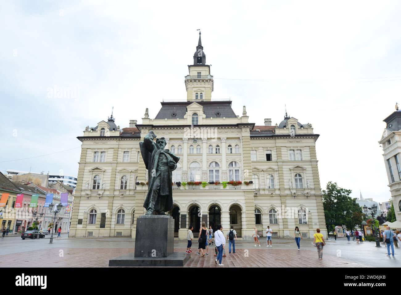 The City Hall in the old town in Novi Sad, Serbia Stock Photo - Alamy