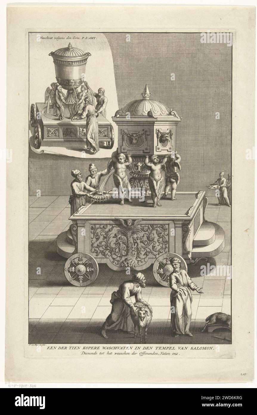 Copper washing vessel or rinsing basin from the temple of Salomon ...