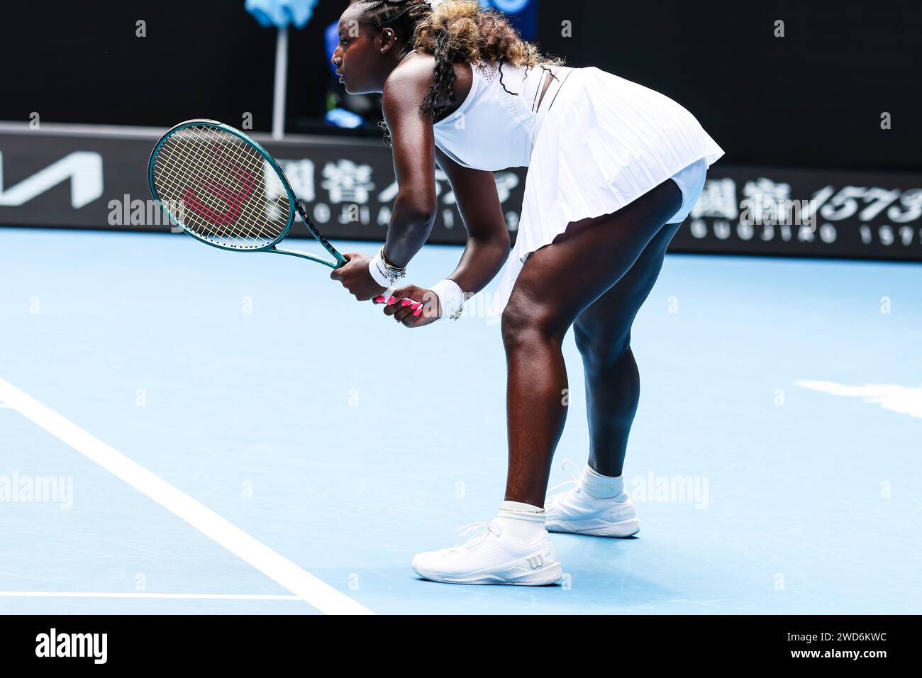 Melbourne, Australia, 19th Jan, 2024. Tennis player Alycia Parks from ...