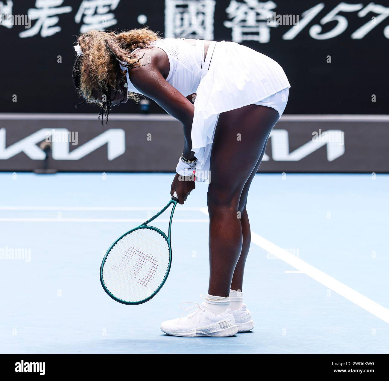 Melbourne, Australia, 19th Jan, 2024. Tennis player Alycia Parks from ...