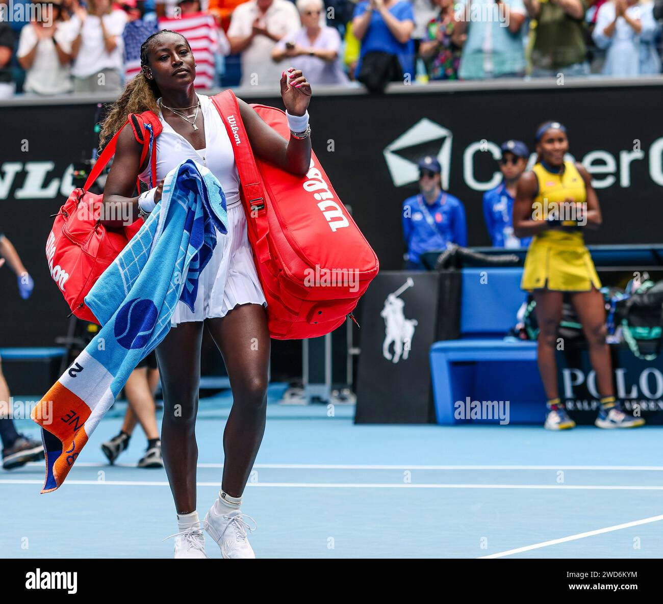 Melbourne, Australia, 19th Jan, 2024. Tennis player Alycia Parks from ...