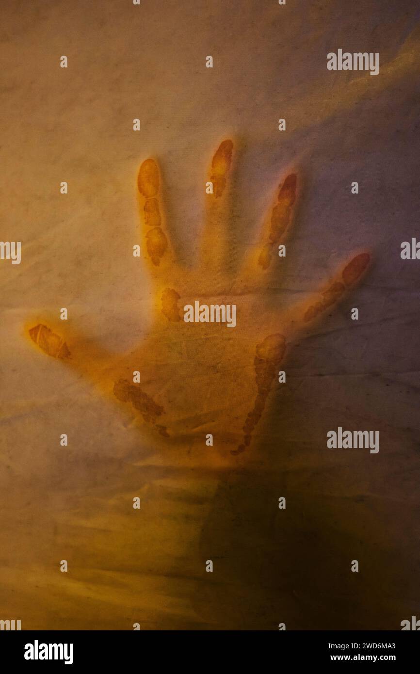 Halloween background demon hand hi-res stock photography and images - Alamy