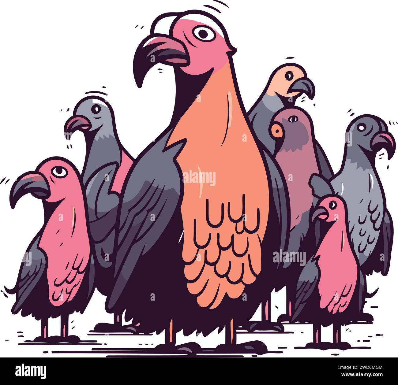 Cartoon vultures hi-res stock photography and images - Alamy