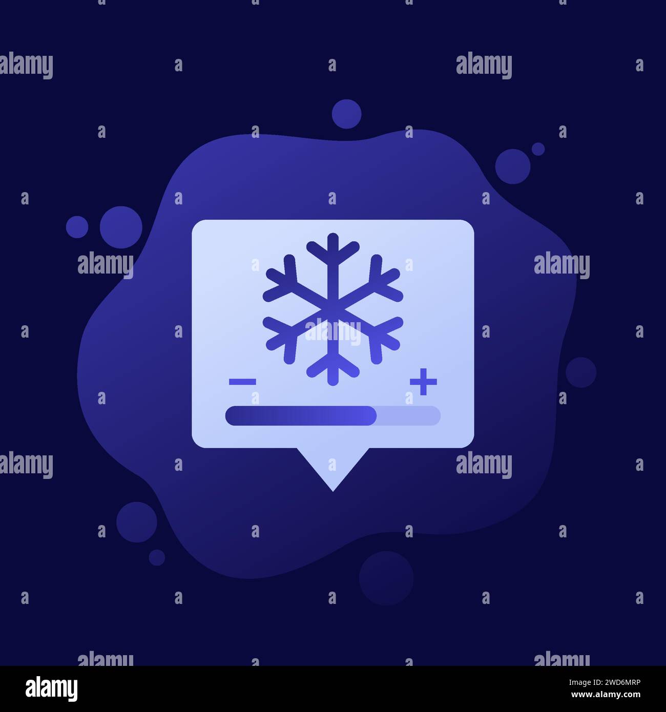 cooling control icon, vector design Stock Vector Image & Art - Alamy