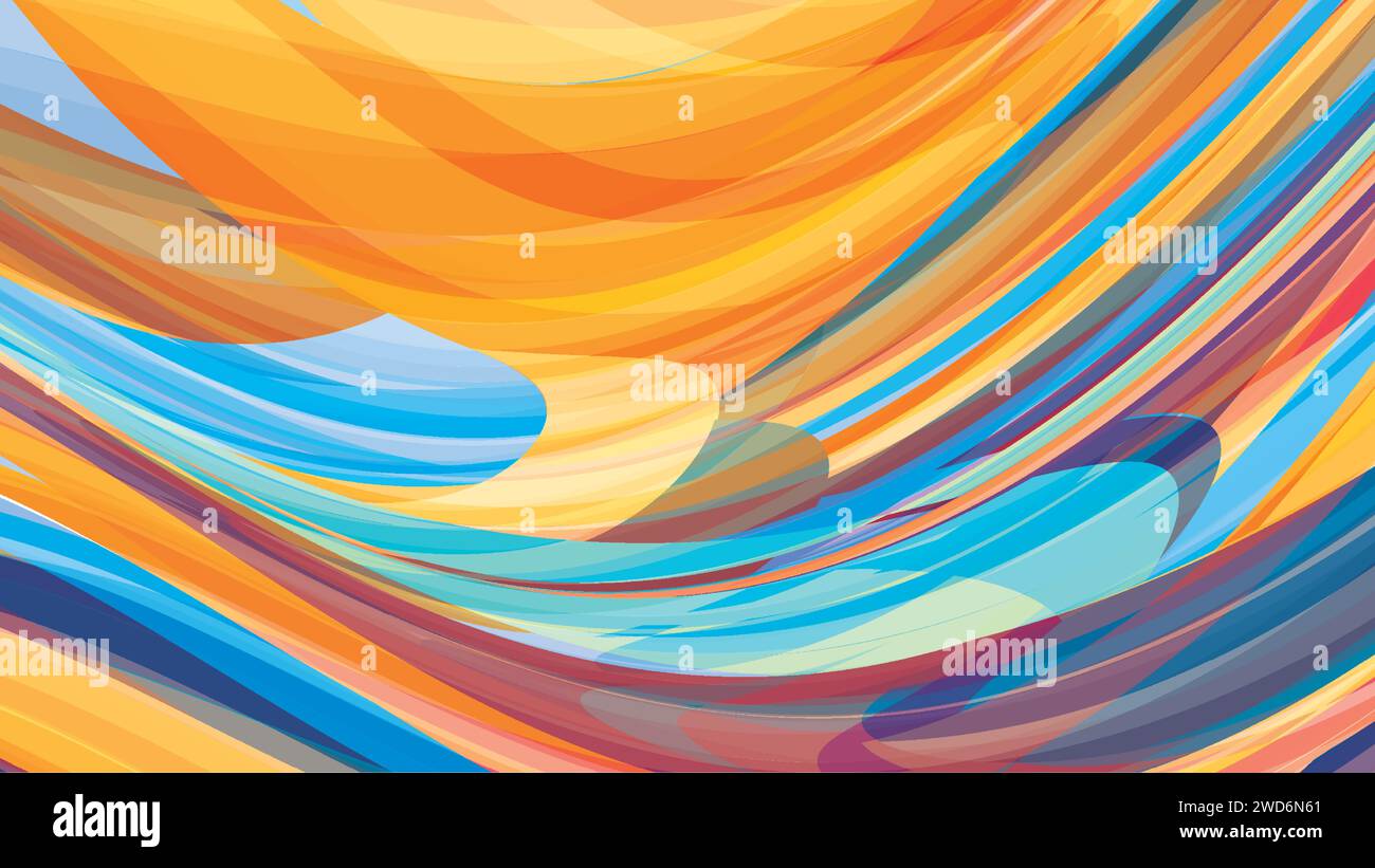 Abstract multicolor artistic background with yellowish orange and ...