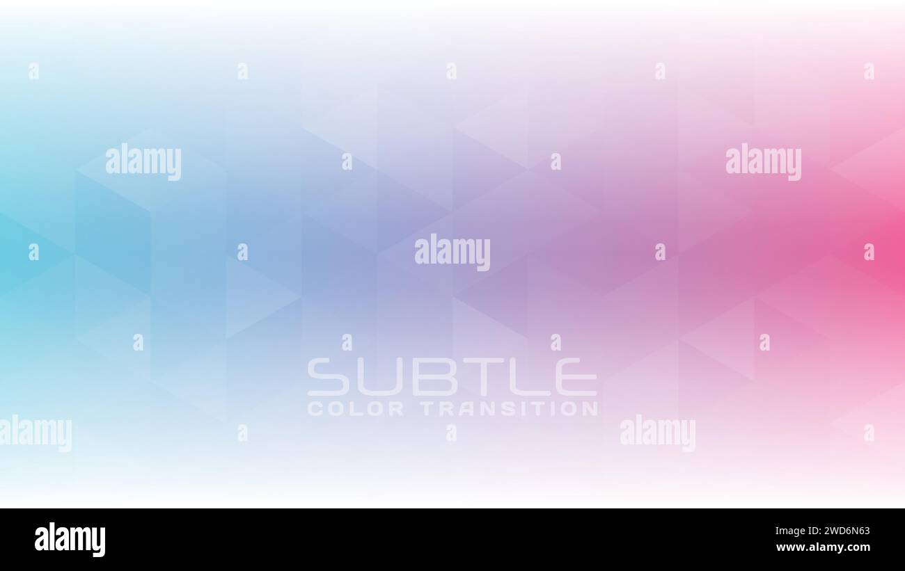 Abstract background with gradient from aquamarine blue to deep blush ...