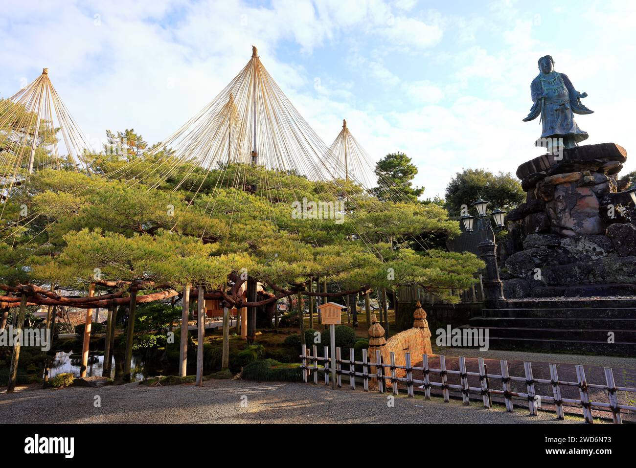 Kenroku-en located in Kanazawa, Ishikawa, Japan, one of the Three Great ...