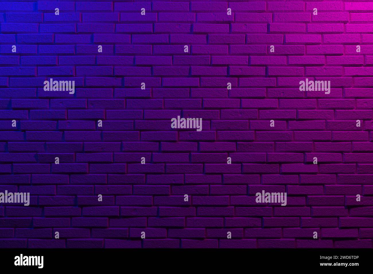 Neon brick wall background concept, 3d illustration Stock Photo - Alamy